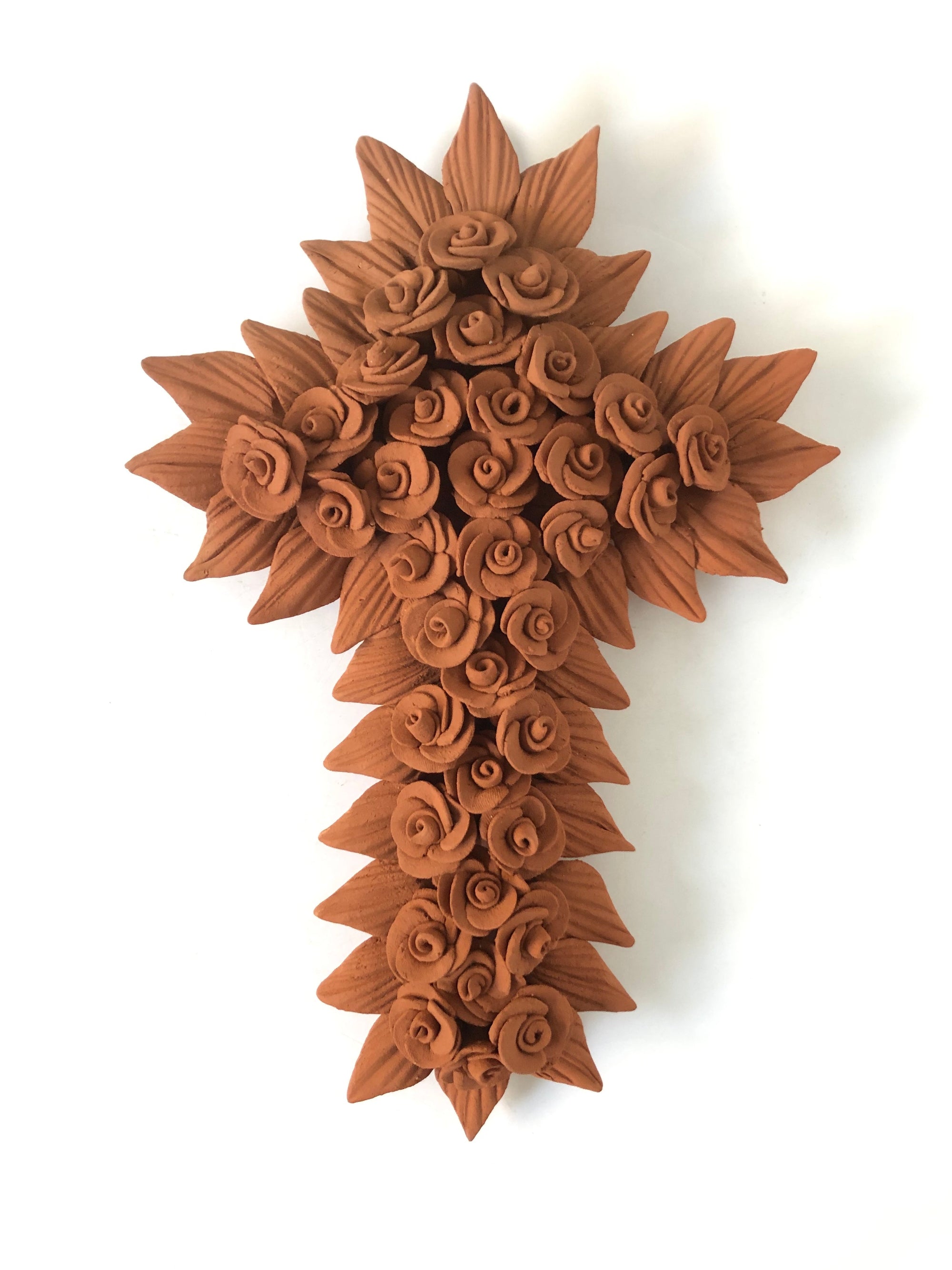 Cruz de Día de Muertos calaveras y cempasuchil 24 cm. 10 in ...